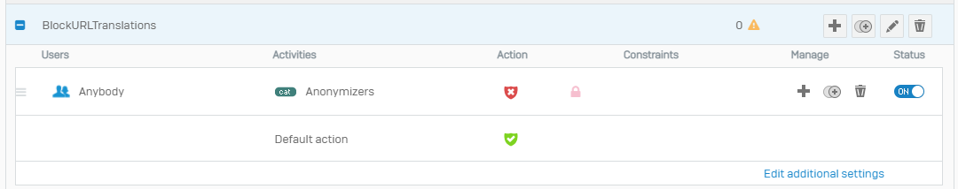Sophos Firewall: Block unauthorized internet access proxies