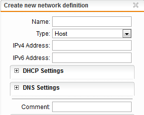Sophos UTM: How to create a Unified Host Object