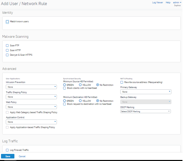 Sophos Firewall: Implement transparent subnet gateways using proxy ARP