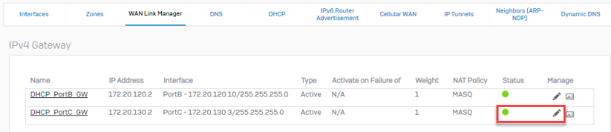 Sophos Firewall: Redundant internet connection using WAN link manager