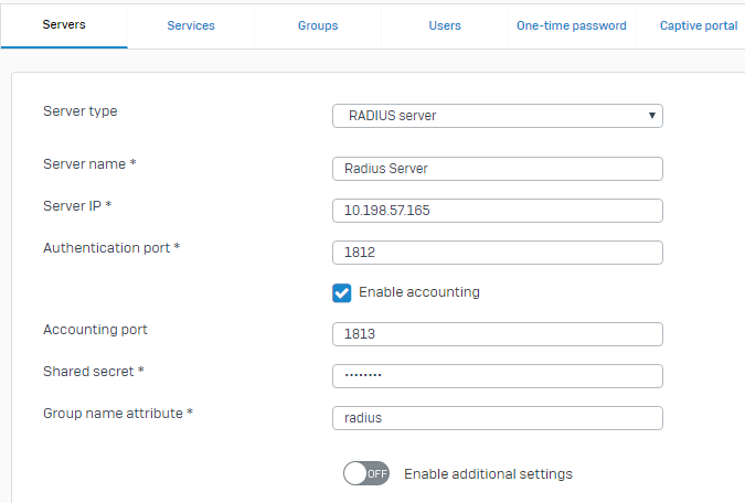 Sophos Firewall: Configure SSO for APX WiFi users authenticated via Radius server