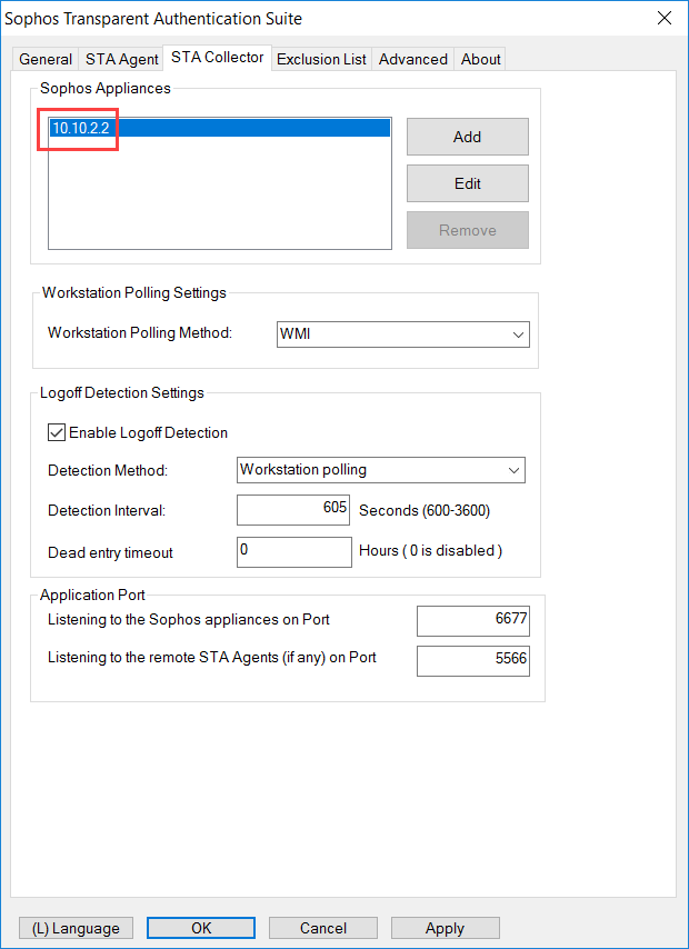 Sophos UTM: Configure STAS over MPLS