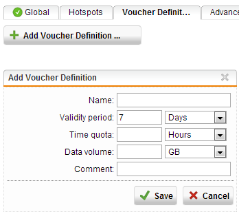 Sophos UTM: Customize Hotspot Vouchers
