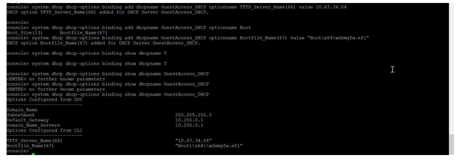 Sophos XG Firewall: DHCP option 66 and 67 Troubleshoot Guide