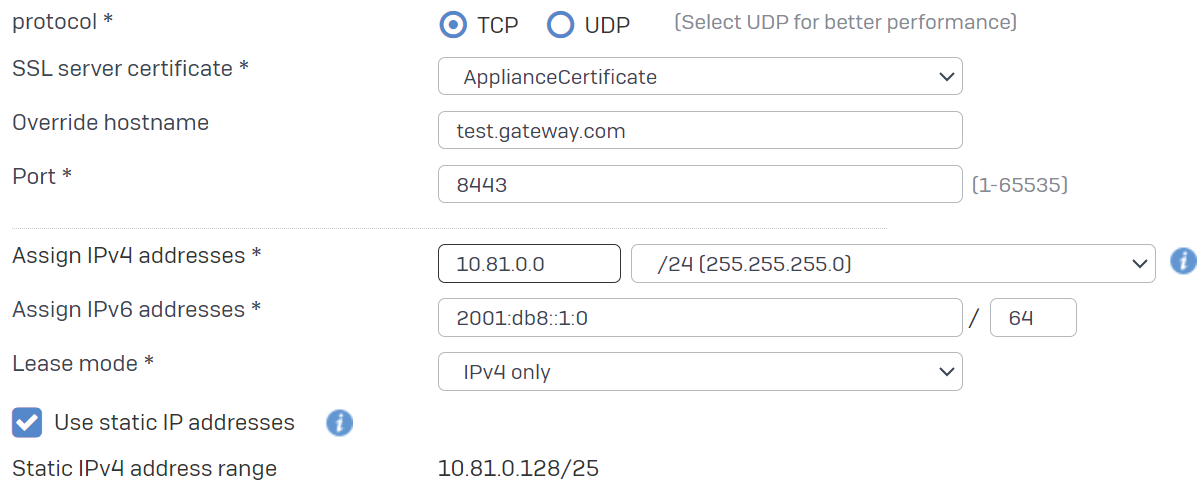 Sophos Firewall: SSL VPN gateway information is missing from the OVPN file