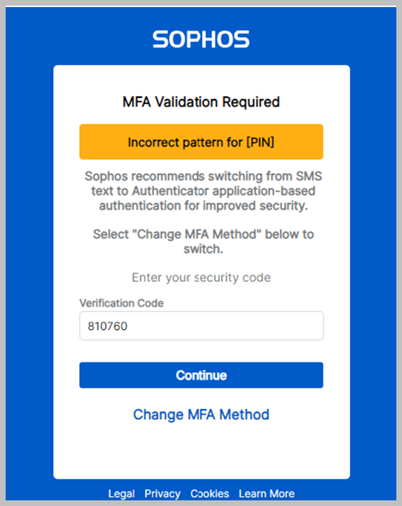 RESOLVED Advisory: MFA - Incorrect Pattern for [PIN] error received in ...