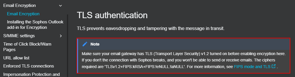 RESOLVED Advisory: Receiving "TLS Delivery Failed" errors when sending emails through Sophos Email