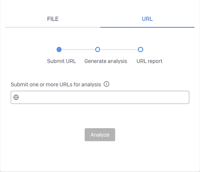 Submit samples of suspicious files to Sophos