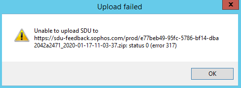Sophos Diagnostic Utility: Get and send logs to Sophos Support