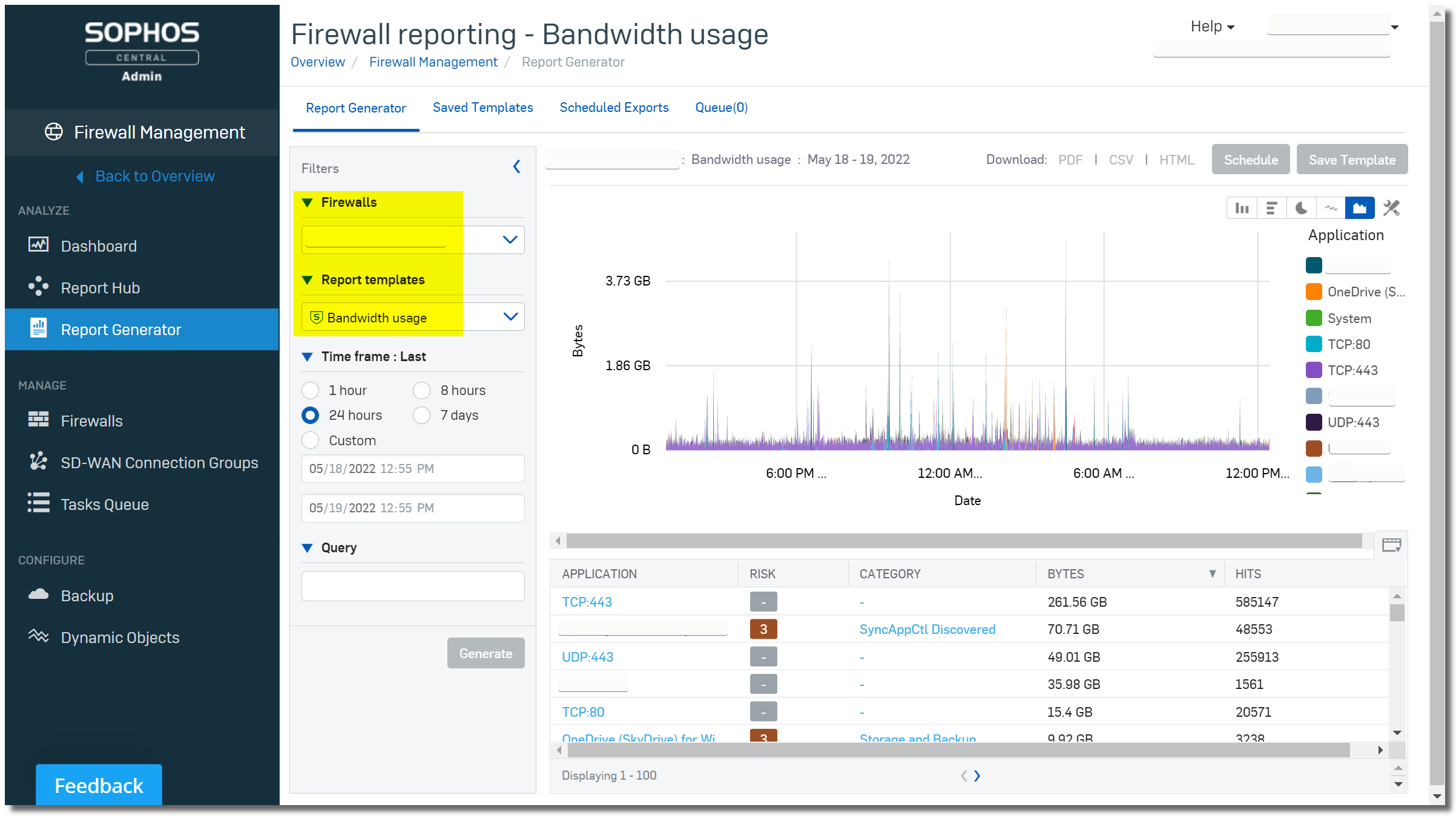 Sophos Firewall: Configure MDR connector