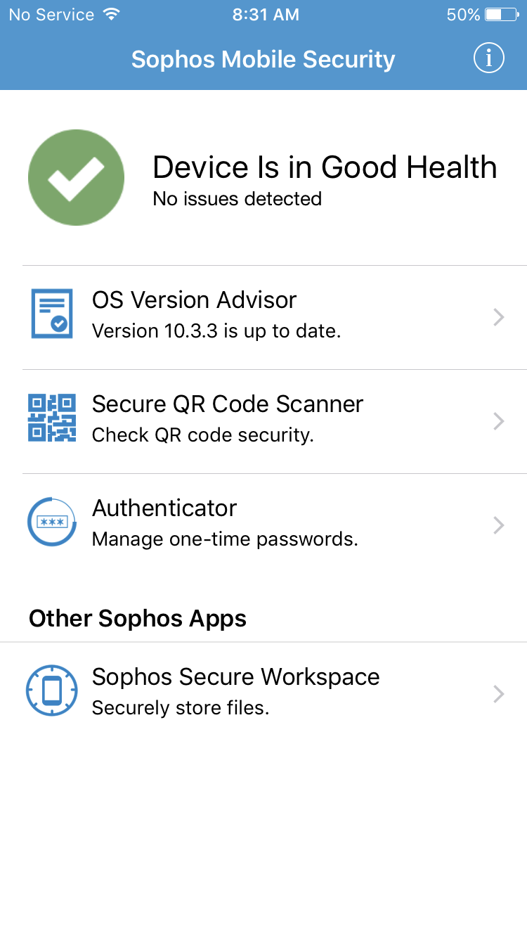 Sophos Products: Check if the product is up to date