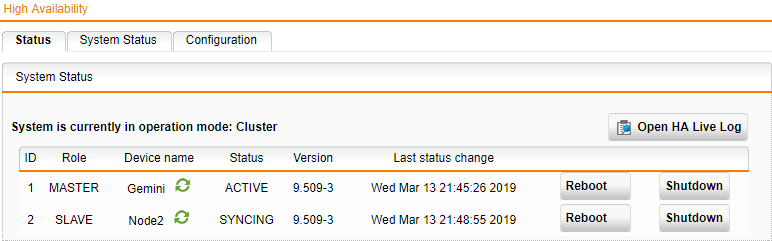 Sophos UTM: Set up High Availability in Hot-Standby (Active-Passive) or ...