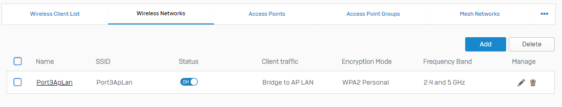 Sophos Firewall: Bridge wireless traffic from an external Sophos access ...