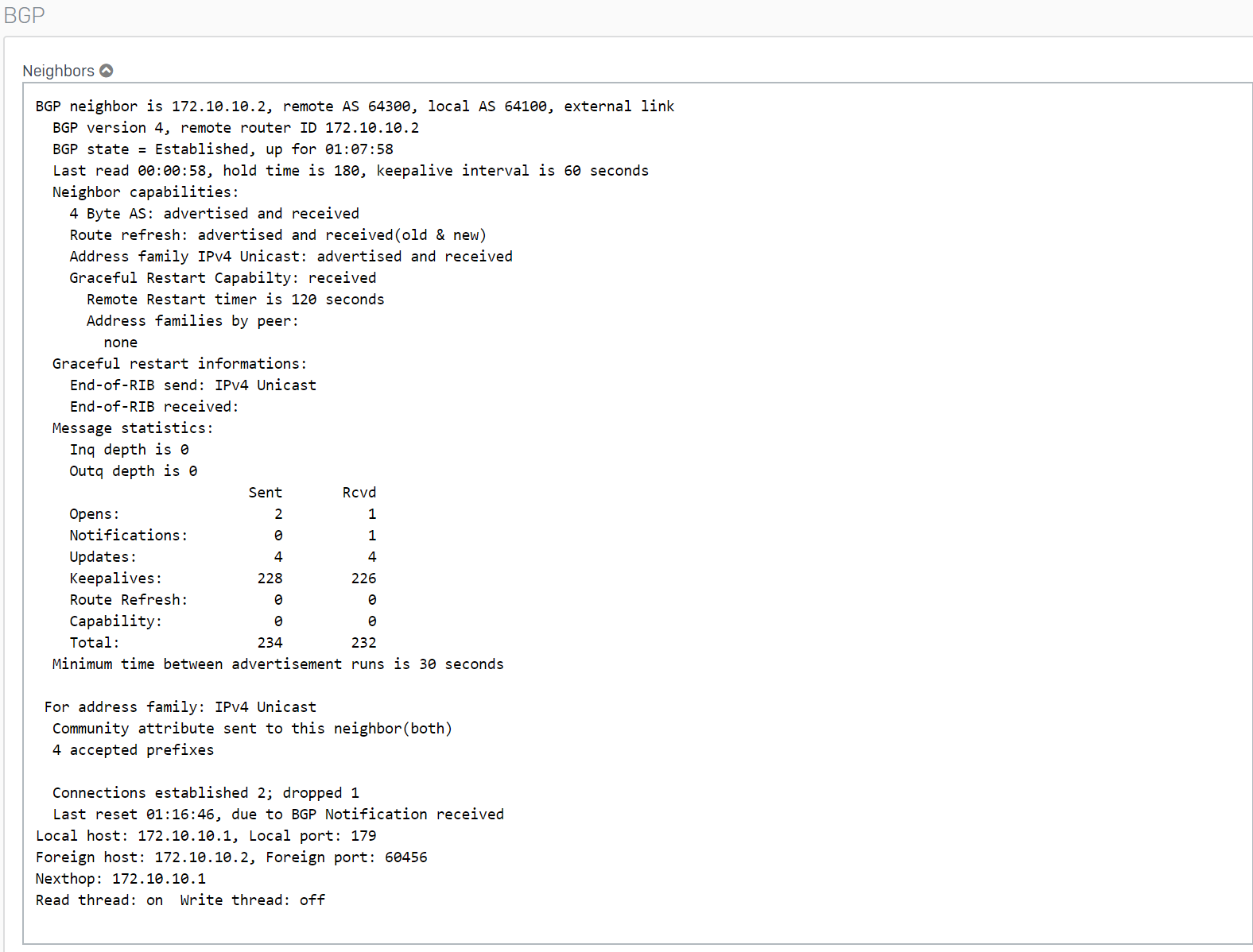 Sophos Firewall: Configure BGP