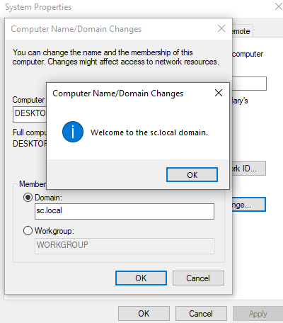 Sophos Firewall: Join a domain through a remote access VPN connection