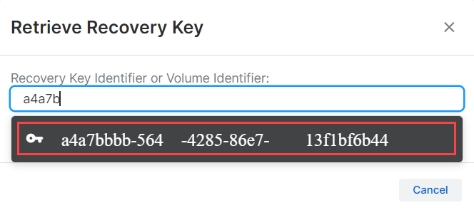 Sophos Central Device Encryption: Retrieve recovery keys