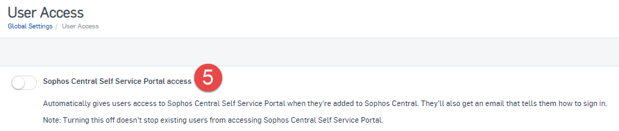 Sophos Central Admin: Self Service Federation Setting - FAQ
